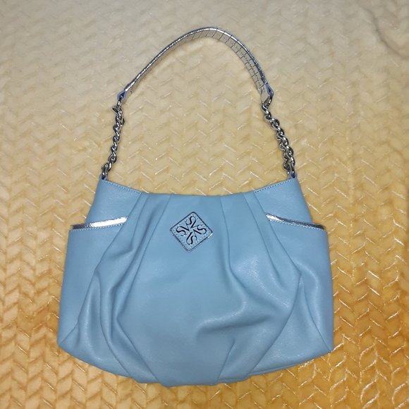 Simply Vera Vera Wang | Bags | 3250 Simply Veravera Wang Blue Handbag ...